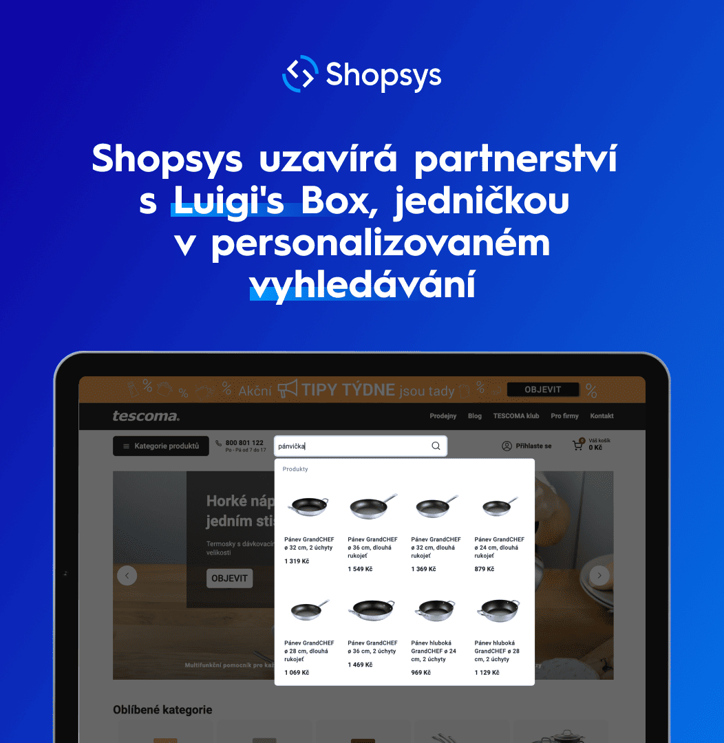 Shopsys uzavírá partnerství s Luigi's Box - Shopsys